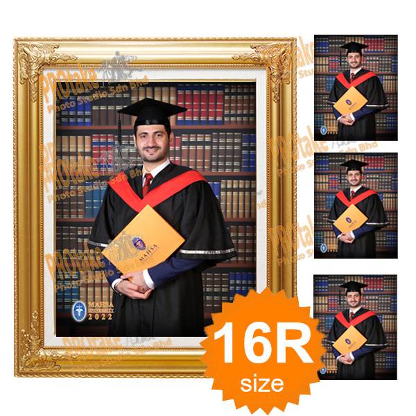 16R Size (16" X 20") Studio Portrait Package